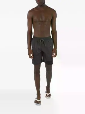 Nike Graphic-print Drawstring-fastening Swim Shorts