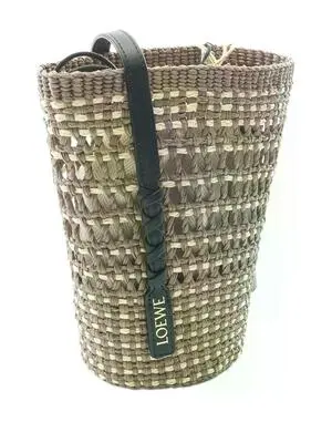 Loewe 2010-2026 Raffia Blade Pocket Shoulder Bag