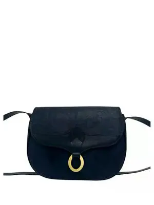 Dior 20th Century Diorissimo Trotter Coated Canvas Crossbody Bag - Blue