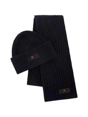 Peuterey Ribbed-knit Logo-patch Set
