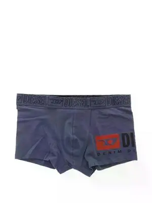 DIESEL® Logo-print Boxers - Blue