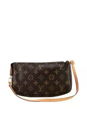 LOUIS VUITTON Pochette Accessoires Nm Monogram Canvas Clutch Bag - Brown