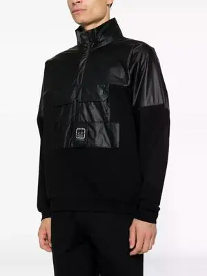 C.P. COMPANY Series Panelled Quarter-zip Sweater