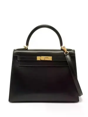 Hermès 2003 28 Kelly Sellier Tote Bag - Black