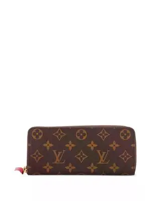 LOUIS VUITTON Clemence Wallet Monogram Canvas Small Wallets - Brown