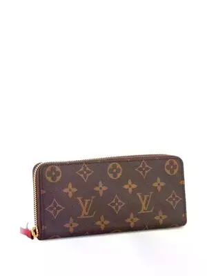LOUIS VUITTON Clemence Wallet Monogram Canvas Small Wallets