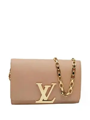 LOUIS VUITTON 2014 Gm Louise Chain Clutch Bag