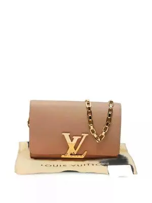LOUIS VUITTON 2014 Gm Louise Chain Clutch Bag