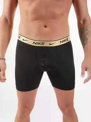 Nike Logo-waistband Pack Of Three Boxers