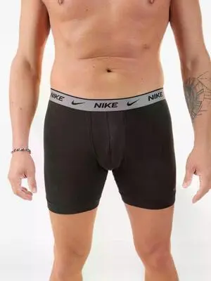 Nike Logo-waistband Pack Of Three Boxers