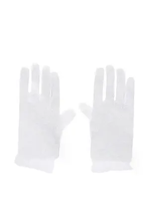 SUPER BLOND Lace-pattern Gloves