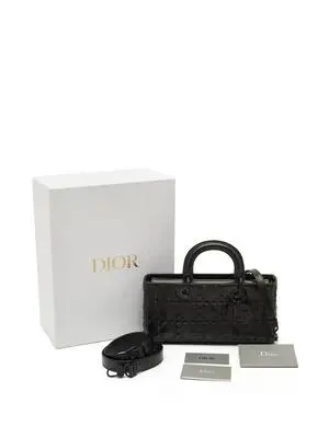 Dior 2022 Medium Lady D-joy Cannage Tote Bag
