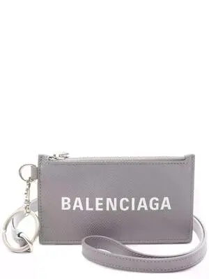 Balenciaga 2010s Cash Neck-strap Card Case - Grey