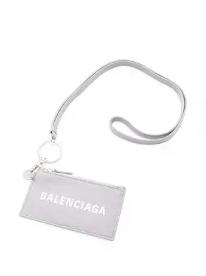 Balenciaga 2010s Cash Neck-strap Card Case