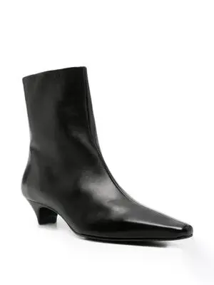 HALMANERA Leather Ankle Boots