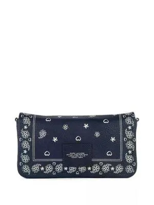 Marc Jacobs The Mini Bag Bandana-print Leather Shoulder Bag - Blue