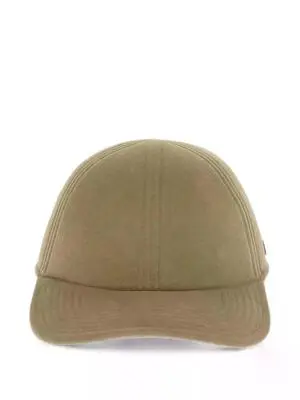 Zegna Logo-plaque Wool Baseball Cap