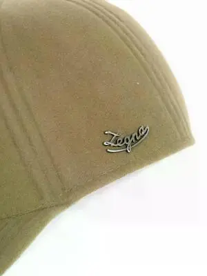 Zegna Logo-plaque Wool Baseball Cap