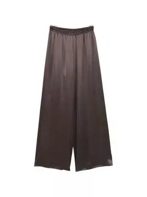 Dusan Satin Finish Palazzo Pants