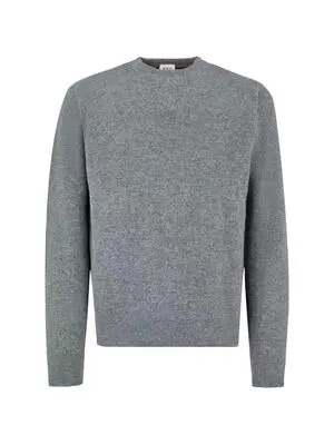 TOD'S Crew Neck Sweater With Suede Details