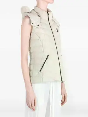 Moose Knuckles Fur-trim Quilted Gilet