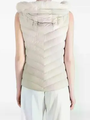 Moose Knuckles Fur-trim Quilted Gilet