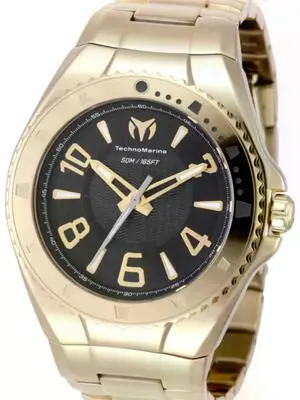 TECHNOMARINE Gold Tone Watch - Black