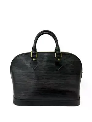 LOUIS VUITTON 1997 Epi Alma Pm Handbag - Black