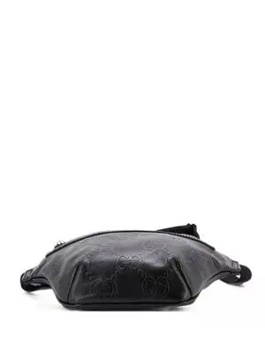 Gucci Gg Embossed Perforated Leather Small Belt Bag