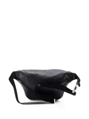 Gucci Gg Embossed Perforated Leather Small Belt Bag