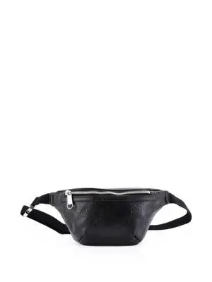 Gucci Gg Embossed Perforated Leather Small Belt Bag