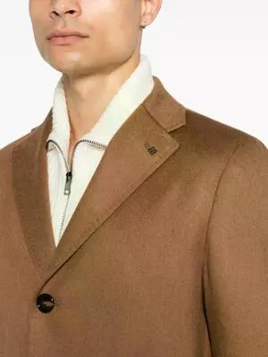Tagliatore Single-breasted Notched Lapel Coat