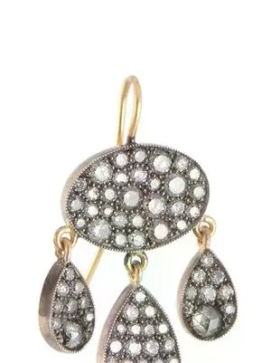 SYLVA & CIE Diamond Drop Earrings