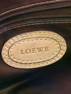 Loewe Mini Anagram Leather Tassel Handbag