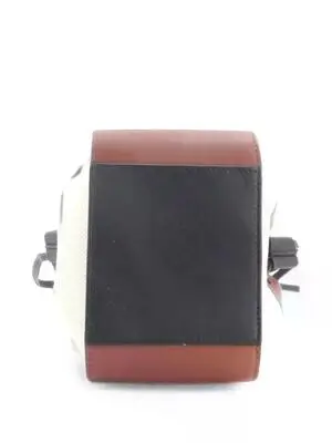 Loewe Spirited Away" Printed Leather And Canvas Mini Shoulder Bag