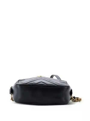 Gucci Gg Marmont Matelassé Leather Mini Shoulder Bag - Black
