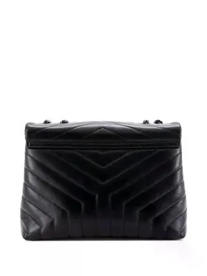 Saint Laurent Loulou Matelassé Bag - Black