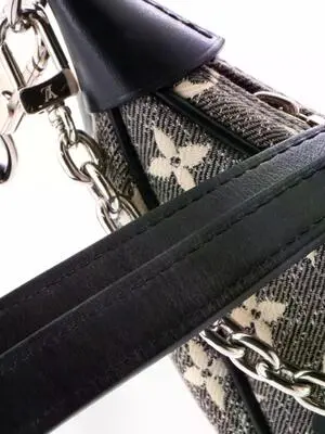 LOUIS VUITTON Monogram Jacquard Denim Hobo Bag