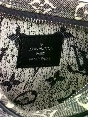 LOUIS VUITTON Monogram Jacquard Denim Hobo Bag - Grey