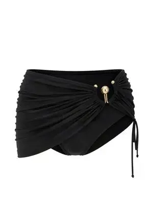Christopher Esber Ruched Hardware-detail Skirt Bottoms