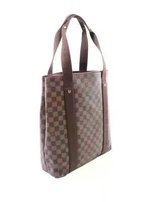 LOUIS VUITTON 2008 Damier Ebene Cabas Beaubourg Tote Bag