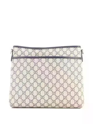 Gucci Gg Coated Canvas Messenger Bag