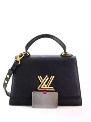 LOUIS VUITTON Twist One Handle Bag Taurillon Leather Pm Satchel
