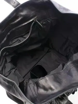 Bottega Veneta 2000s Intrecciato Tote Bag - Black