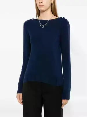 AGNES B. Badiane-pearl Snap Sweater