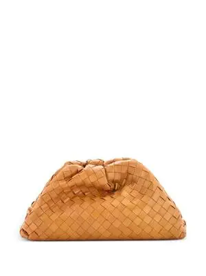 Bottega Veneta The Pouch Intrecciato Nappa Teen Crossbody Bag - Brown