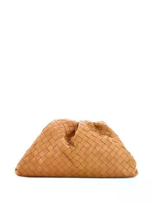 Bottega Veneta The Pouch Intrecciato Nappa Teen Crossbody Bag - Brown