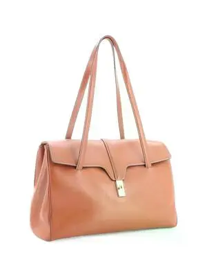 Celine Soft 16 Bag Smooth Calfskin Large Shoulder Bag - Brown