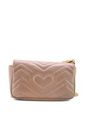 Gucci Matelassé Leather Super Mini Bag - Neutrals