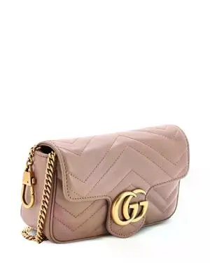 Gucci Matelassé Leather Super Mini Bag - Neutrals